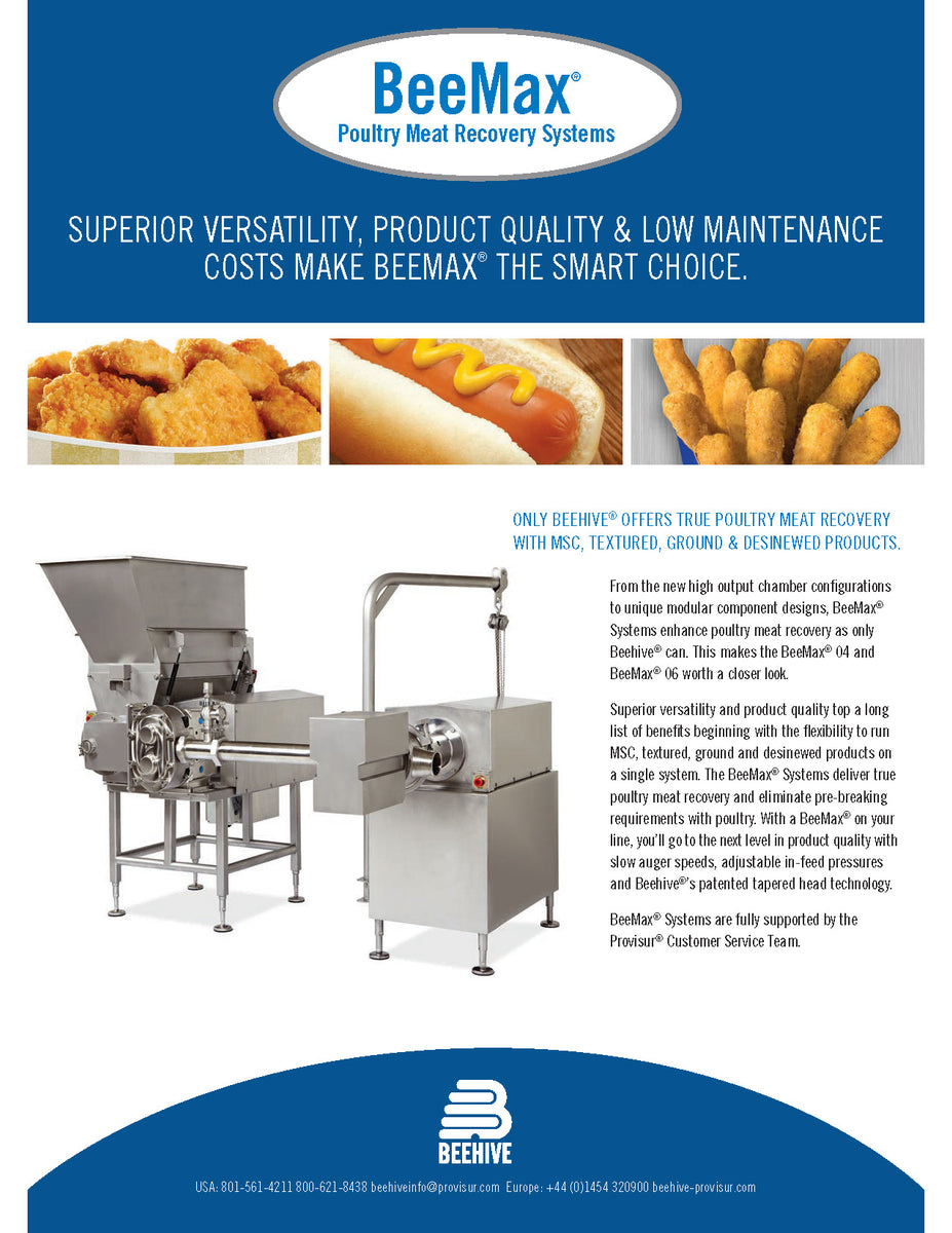 BeeMax® Systems - Provisur - Food Industry Executive Marketplace
