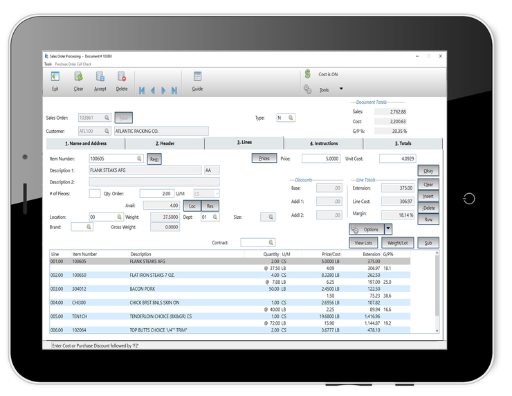 Software – Food Industry Executive